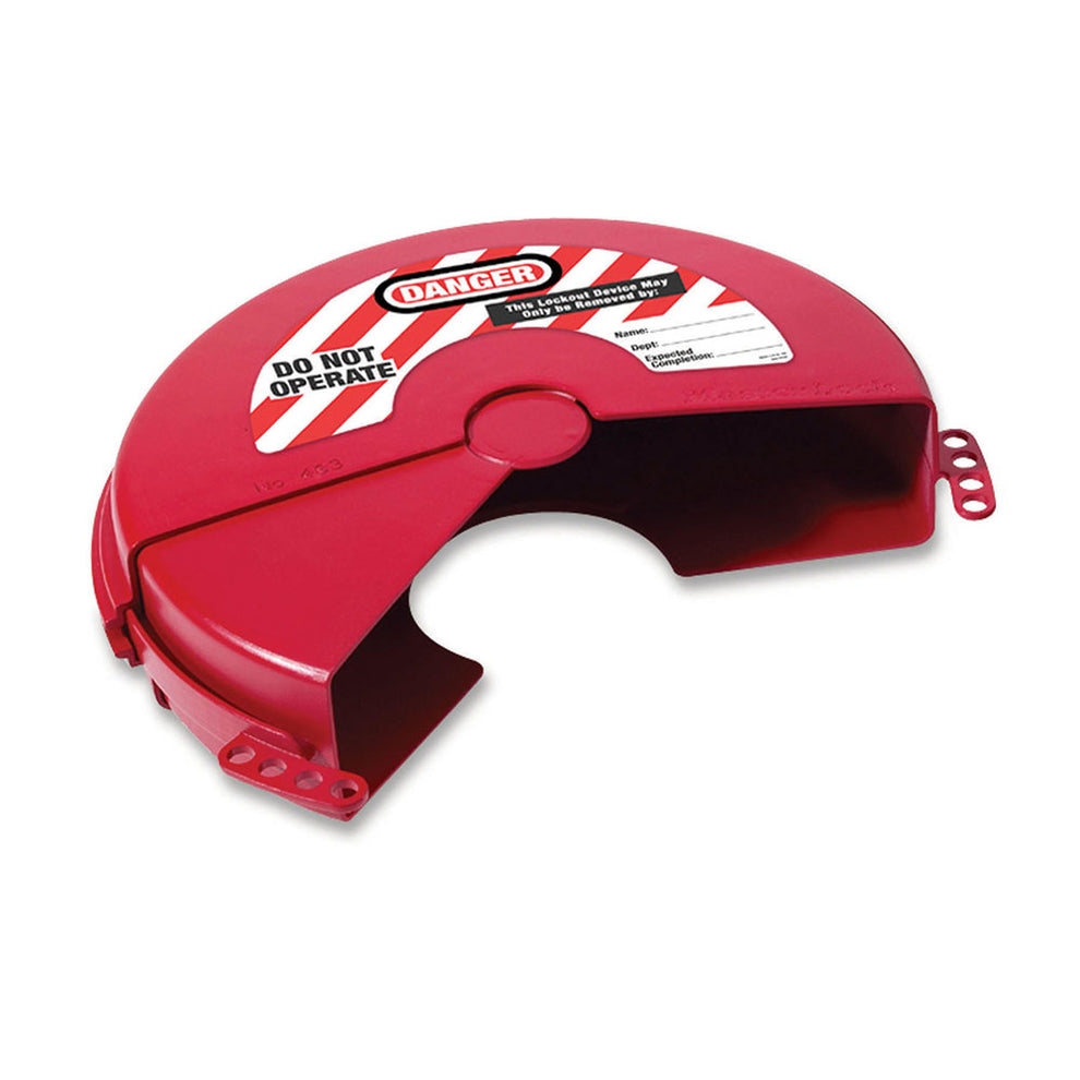 Master Lock 483 Rotating Gate Valve Lockout, 6"-10" (15.2cm-25.4cm) Di ...